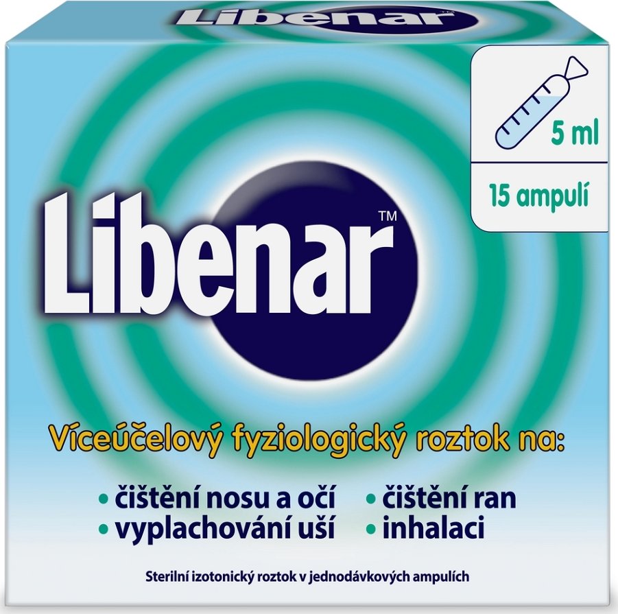 Libenar Víceúčelový fyziologický roztok 15x 5 ml od 84 Kč - Zbozi.cz