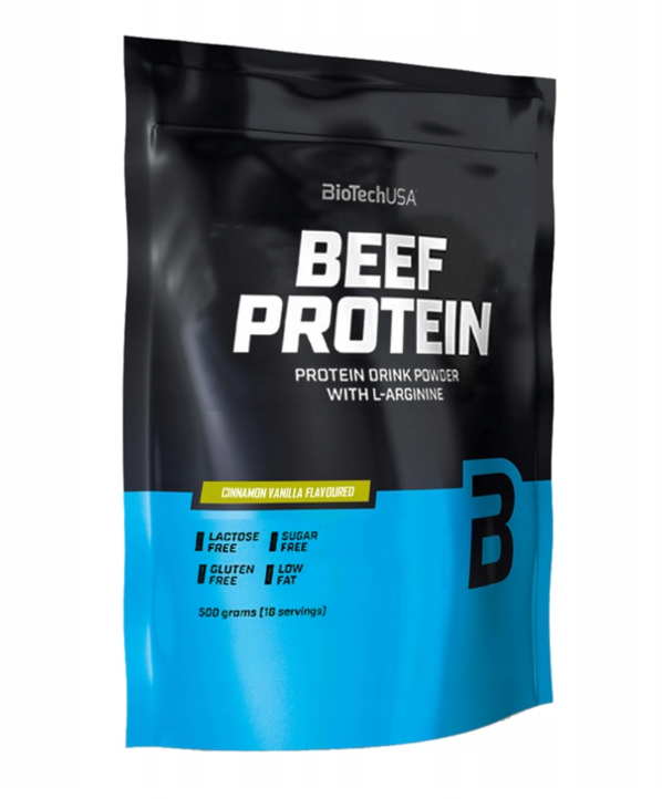 BioTechUSA Beef Protein 500 g, vanilka/skořice od 375 Kč - Zbozi.cz
