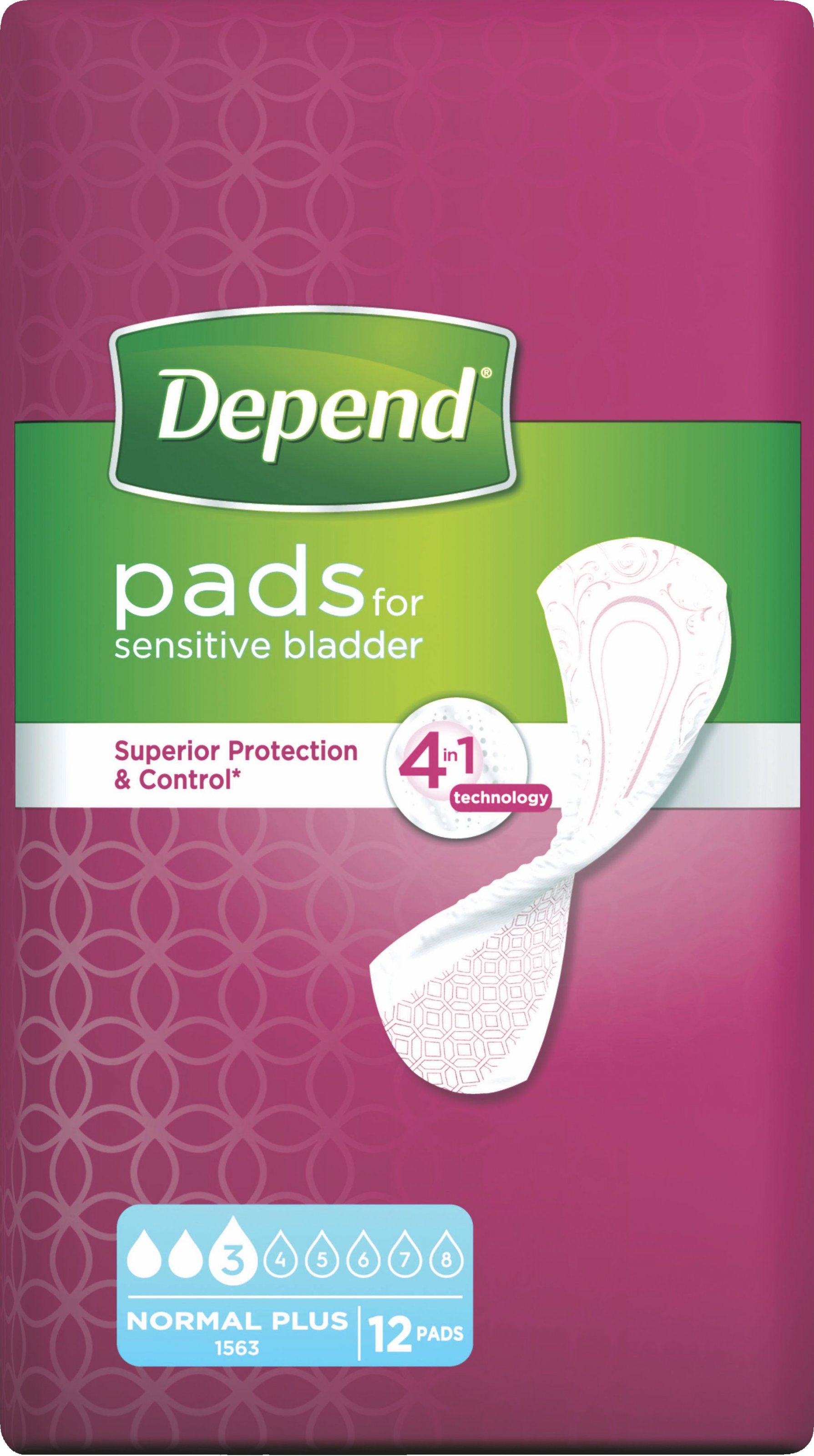 Depend Normal Plus inkontinenční vložky 12 ks od 58 Kč - Zbozi.cz