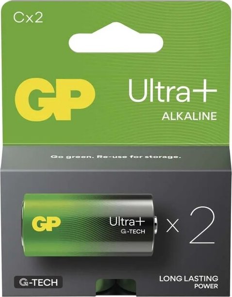GP Ultra Plus Alkaline C 2 ks od 39 Kč - Zbozi.cz