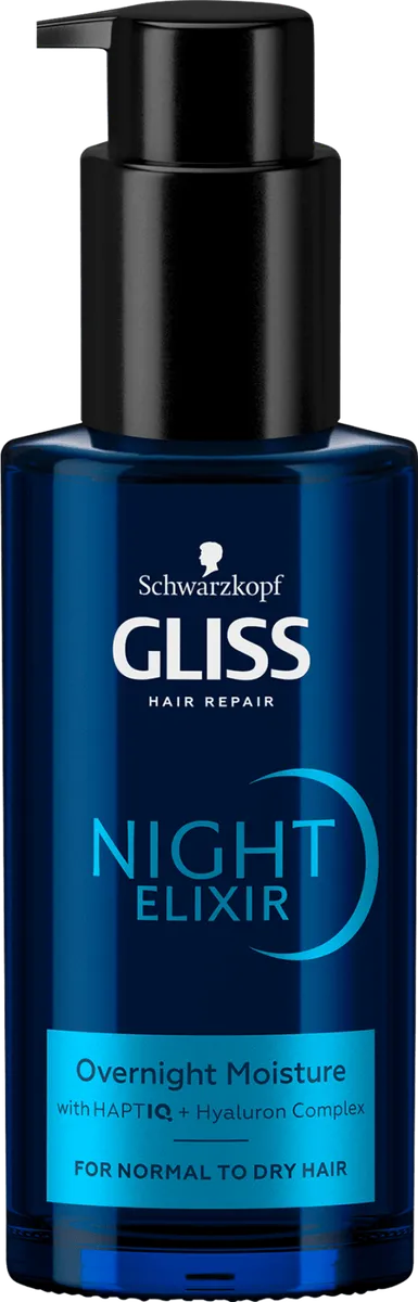 Foto Schwarzkopf Gliss Night Elixir Aqua Revive 100 ml - Zboží
