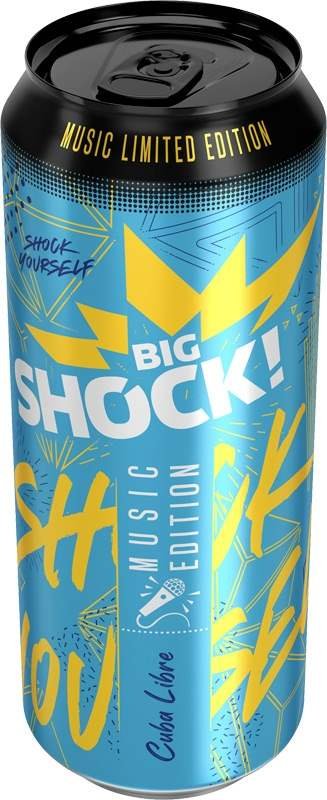Big Shock Music Edition Cuba Libre 500 ml - Zbozi.cz