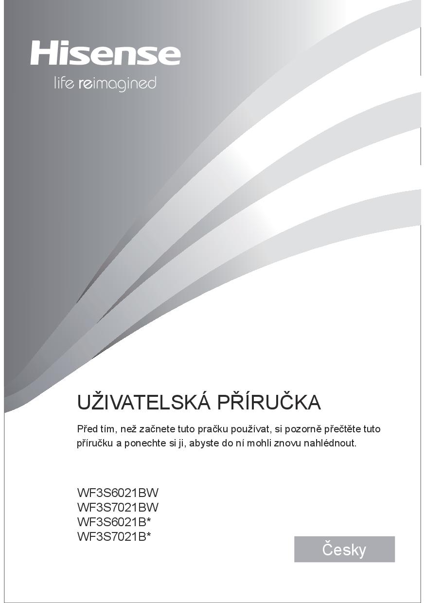 Uživatelská příručka Hisense WF3S7021BW - Zbozi.cz