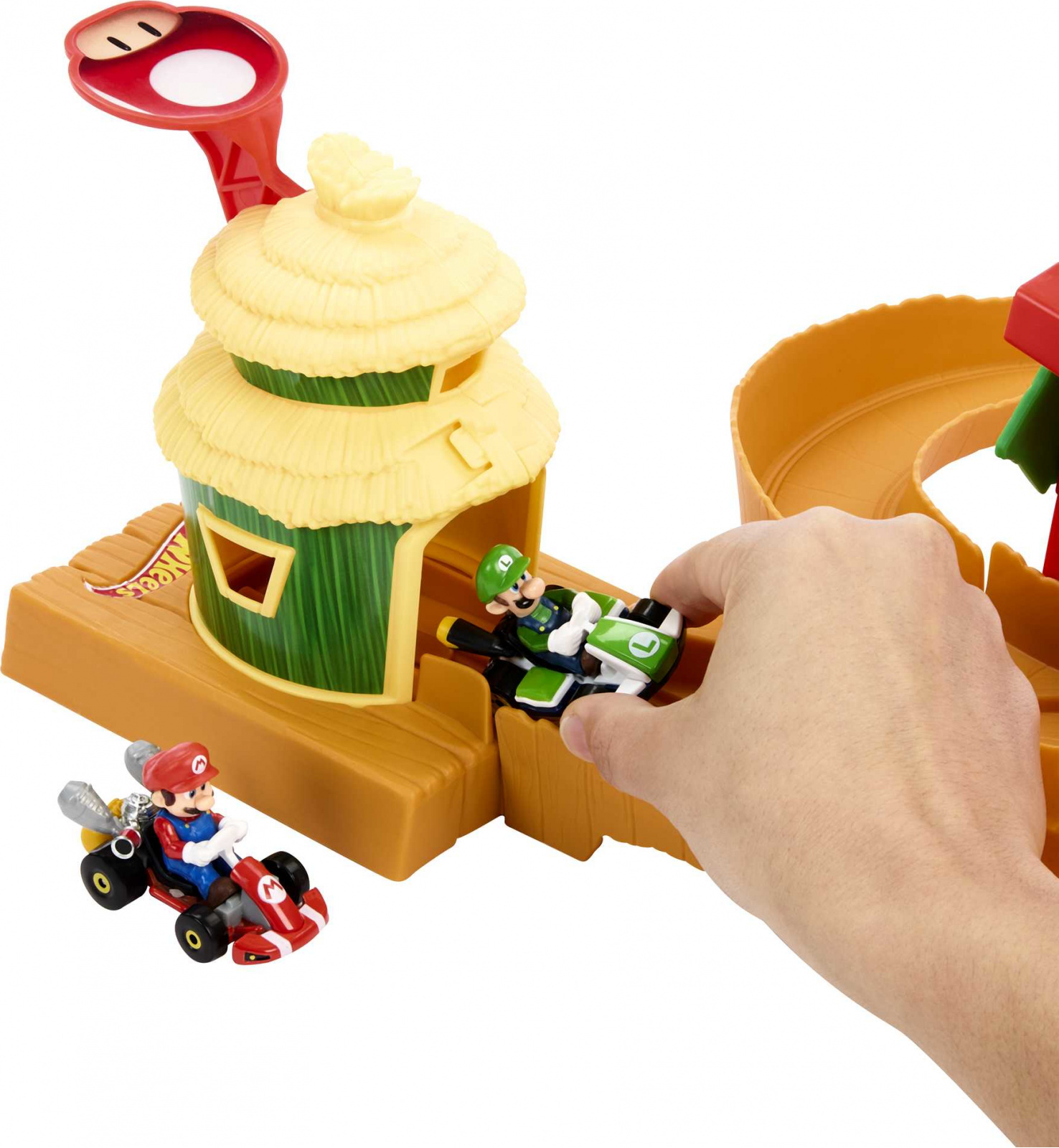 Foto Autodráha Hot Wheels Mario Kart HMK49 Kongův ostrov závodní dráha ...