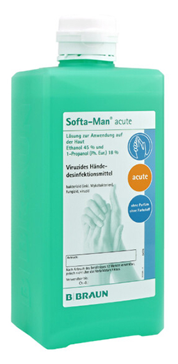 B. Braun Softa-Man acute 500 ml od 306 Kč - Zbozi.cz