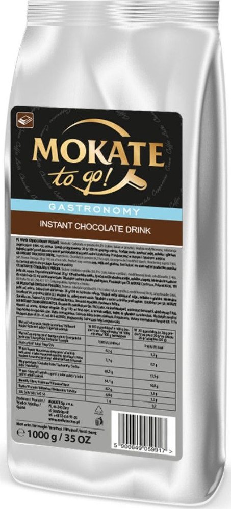 Mokate To Go! Instant Chocolate Drink 1 kg od 217 Kč - Zbozi.cz