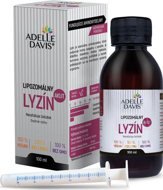 Adelle Davis Lipozomální lyzin Akut 100 ml od 209 Kč - Zbozi.cz