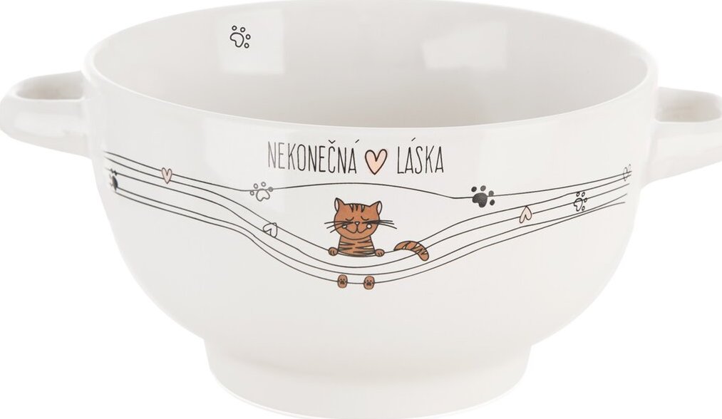 Orion Keramická miska s uchy 14 cm nekonečná láska - kočka od 94 Kč - Zbozi.cz