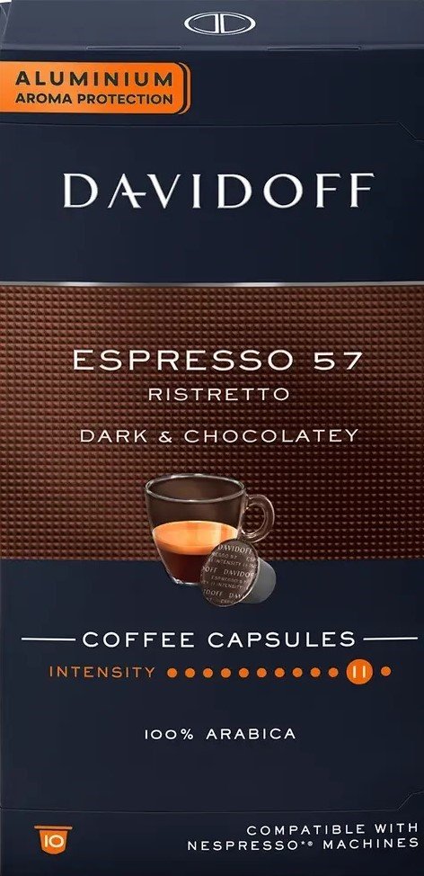 Davidoff Café Espresso 57 Ristretto kapsle od 74 Kč - Zbozi.cz