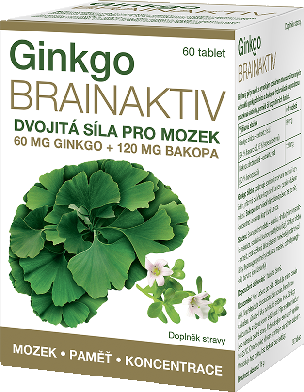 SWISS MED Pharmaceuticals Ginkgo Brainaktiv 60 tbl. od 249 Kč - Zbozi.cz