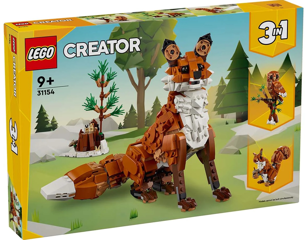 LEGO Creator 3v1 31154 Zvířátka z lesa: Liška obecná od 1 777 Kč - Zbozi.cz