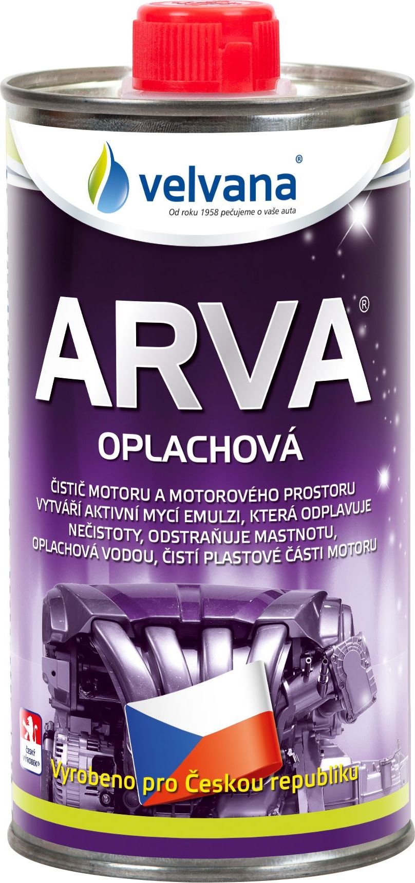 Velvana Arva čistič motorů oplachový 500 ml od 81 Kč - Zbozi.cz