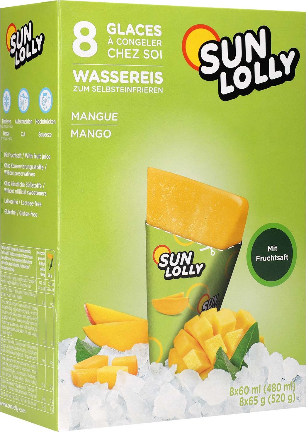 Sun Lolly Zmrzlina k domácímu zmrazení 8x 60 ml od 79 Kč - Zbozi.cz