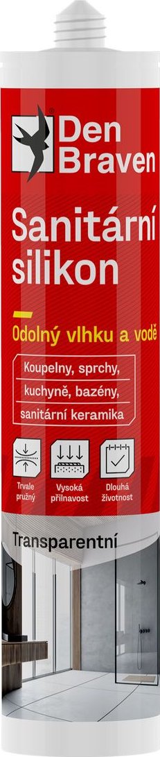 Den Braven Sanitární neutrální silikon 280 ml od 107 Kč - Zbozi.cz