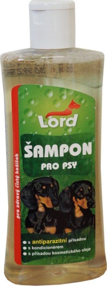 LORD Plus šampon pro psy antiparazitní 250 ml od 72 Kč - Zbozi.cz