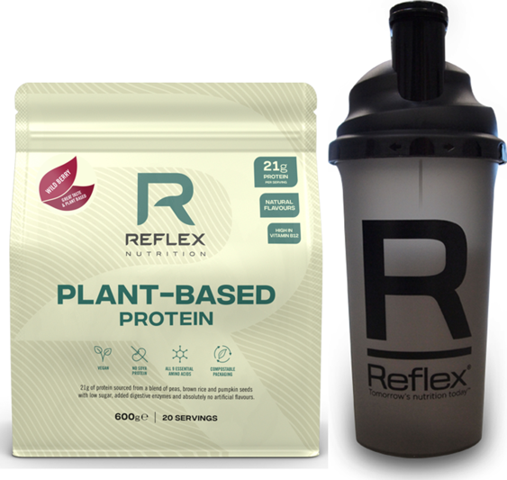 Reflex Nutrition Plant Based Protein 600 g + šejkr od 539 Kč - Zbozi.cz