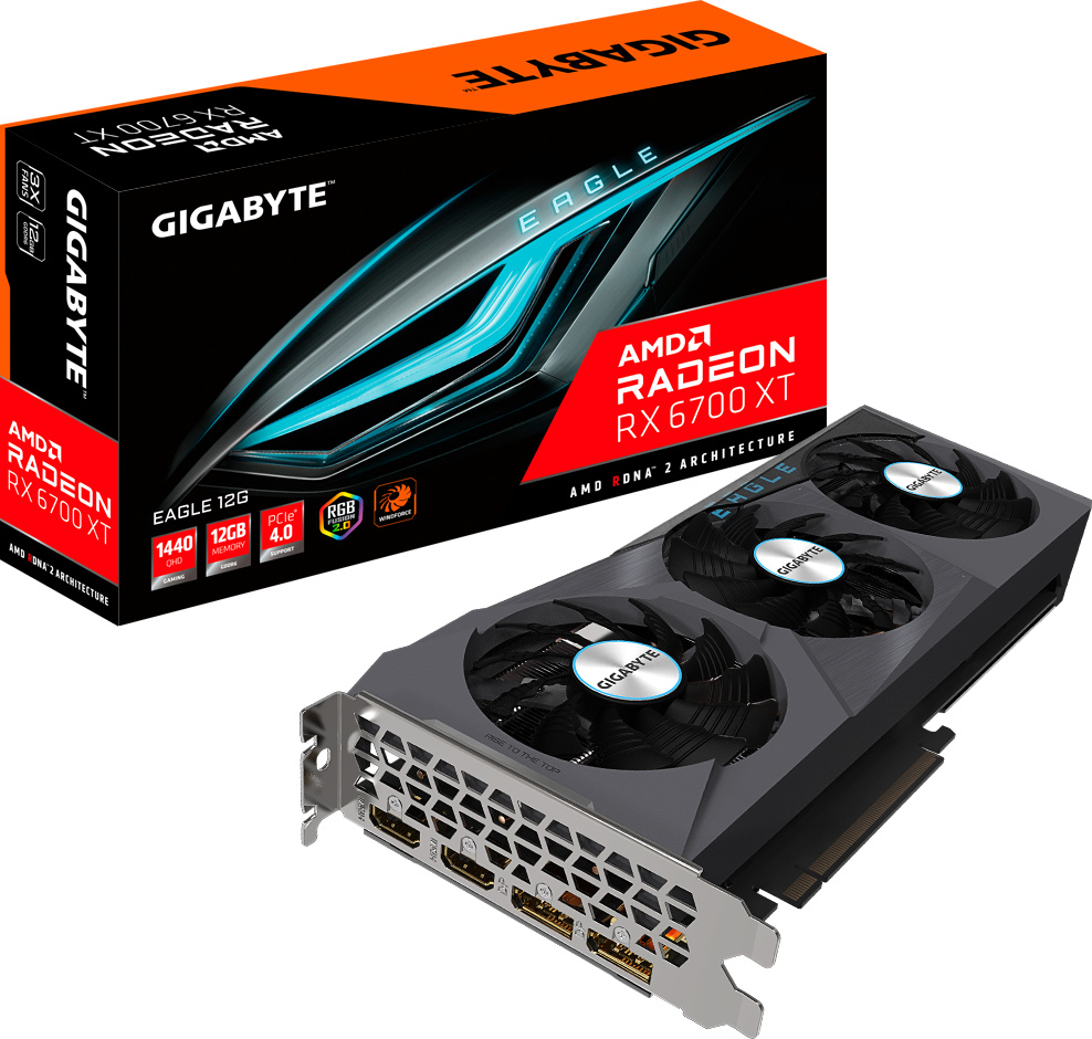 Recenze Gigabyte Radeon RX 6700 XT EAGLE 12G (GV-R67XTEAGLE-12GD ...