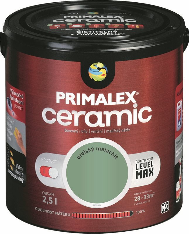Primalex Ceramic 2,5 l uralský malachit od 555 Kč - Zbozi.cz