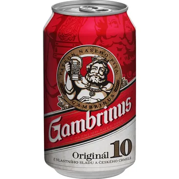 Gambrinus Originál 10° 0,33 l plech - Zbozi.cz
