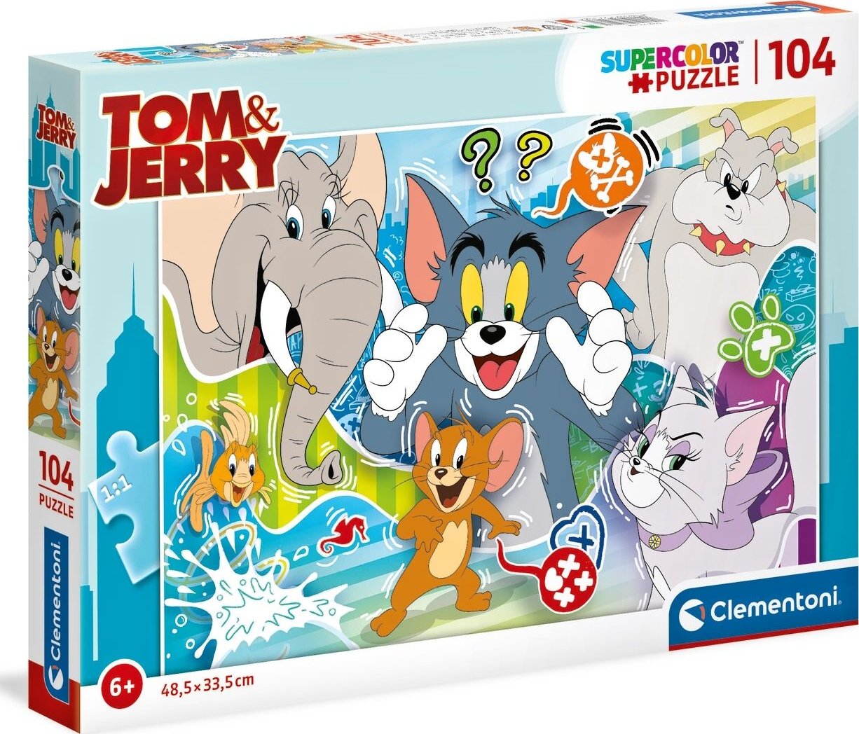 Clementoni Supercolor Tom & Jerry 104 dílků - Zbozi.cz
