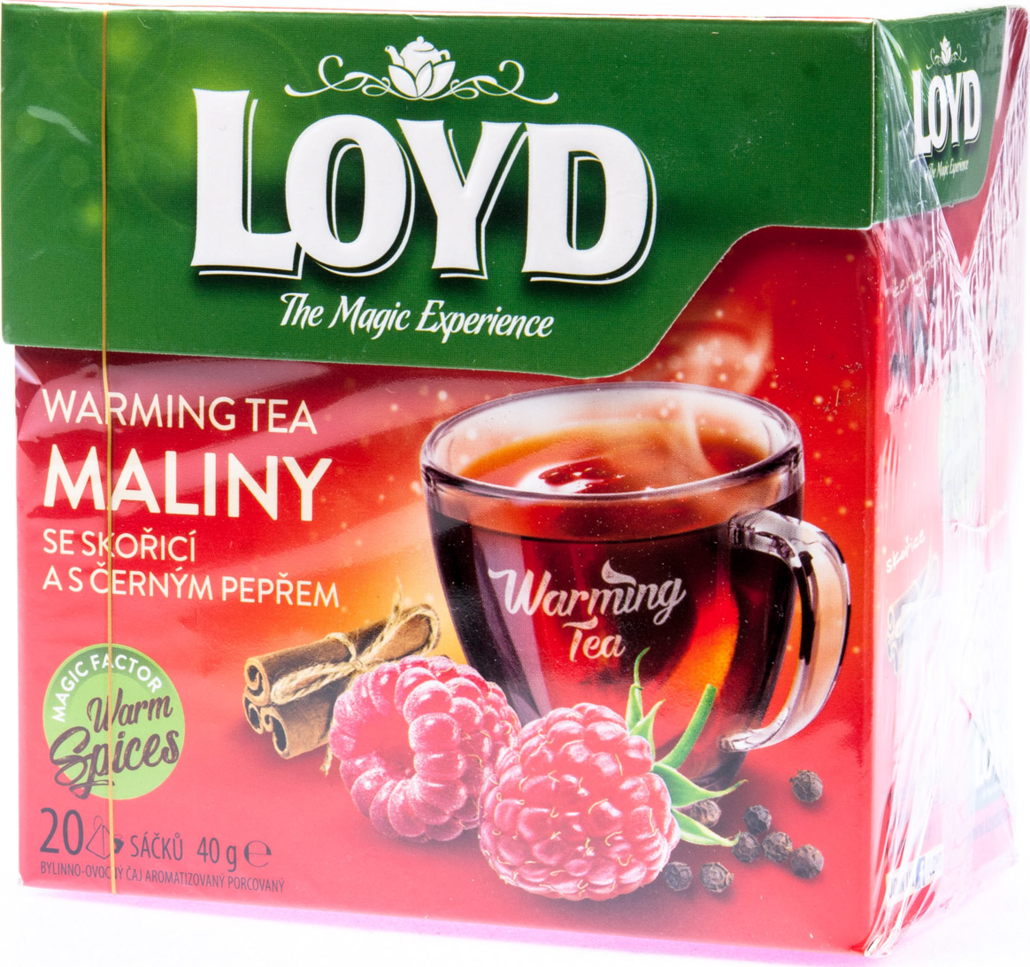 Loyd Warming Tea Maliny se skořicí a černým pepřem 20x 2 g od 49 Kč ...