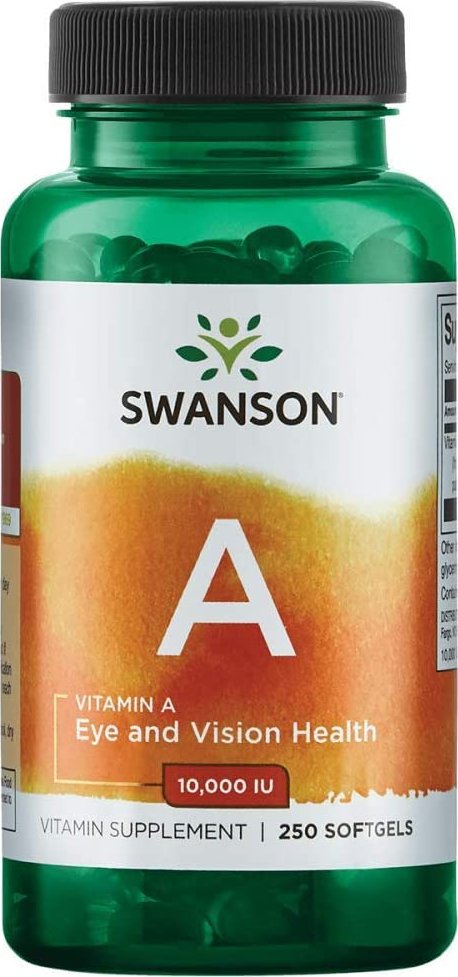 Swanson Vitamin A 10 000 IU 3000 mcg 250 cps. od 165 Kč - Zbozi.cz