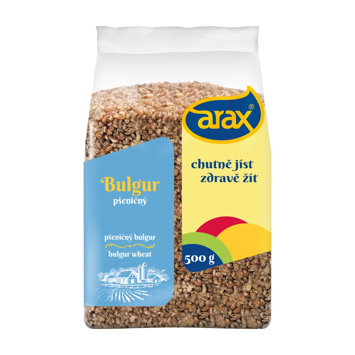 Foto ARAX Hrubý celozrnný bulgur pšeničný 500 g - Zbozi.cz