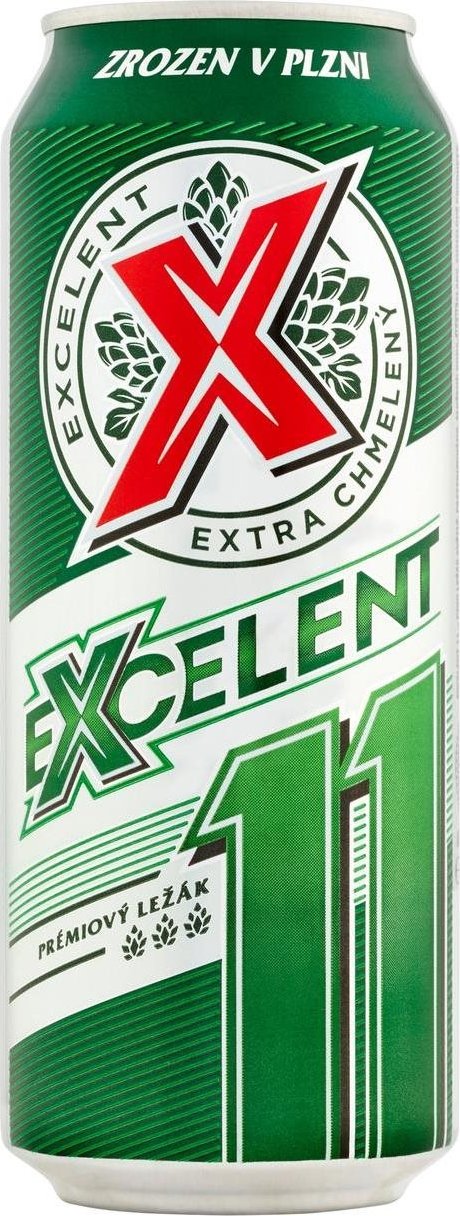 Gambrinus Excelent prémiový ležák 11° 6 × 0,5 l plech - Zbozi.cz