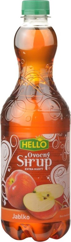 Hello Ovocný sirup jablko 0,7 l - Zbozi.cz