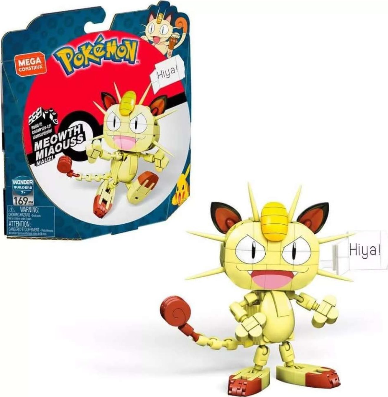 MATTEL Mega Construx Pokémon Meowth - Zbozi.cz