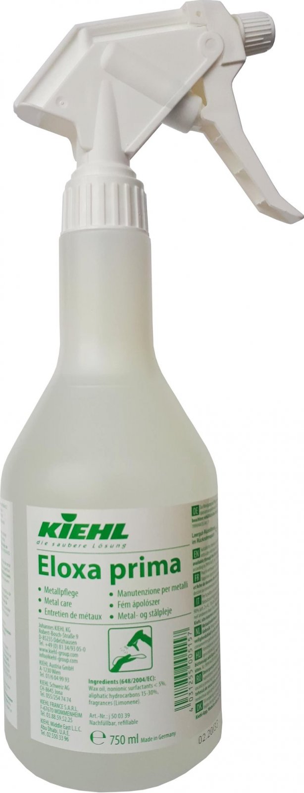 KIEHL Eloxa prima 750 ml od 423 Kč - Zbozi.cz