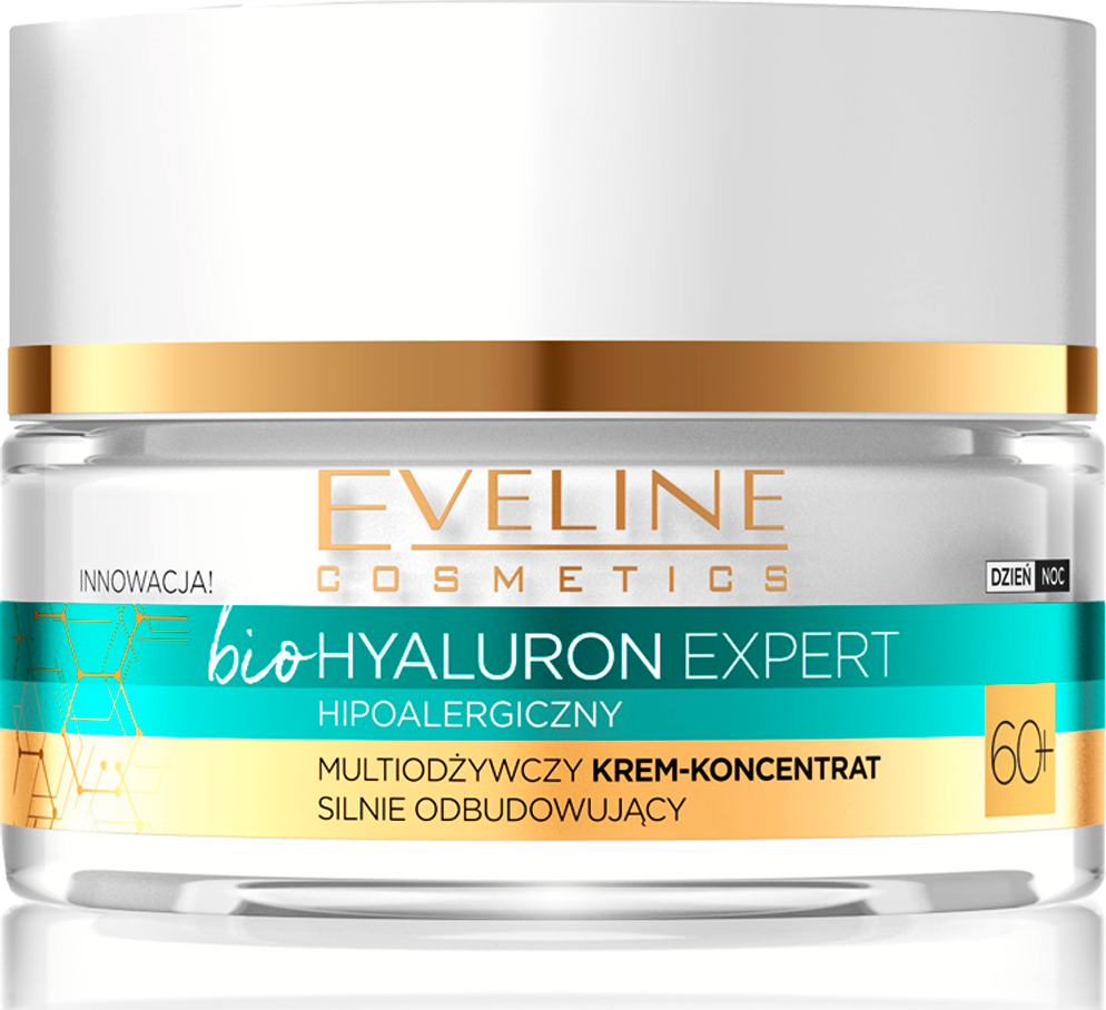 EVELINE COSMETICS BIO Hyaluron Expert 60+ vyživující liftingový krém 50 ...