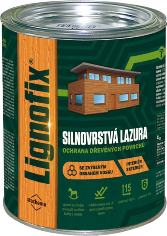 Stachema Lignofix silnovrstvá lazura 750 ml, hnědošedá od 240 Kč - Zbozi.cz