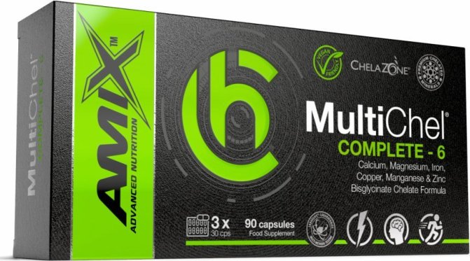 Amix Advanced Nutrition ChelaZone MultiChel Complete-6 90 cps. od 267 ...