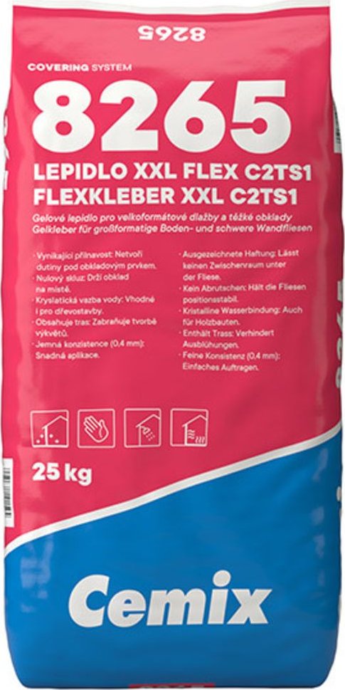 Cemix XXL Flex 8265 25 kg od 265 Kč - Zbozi.cz