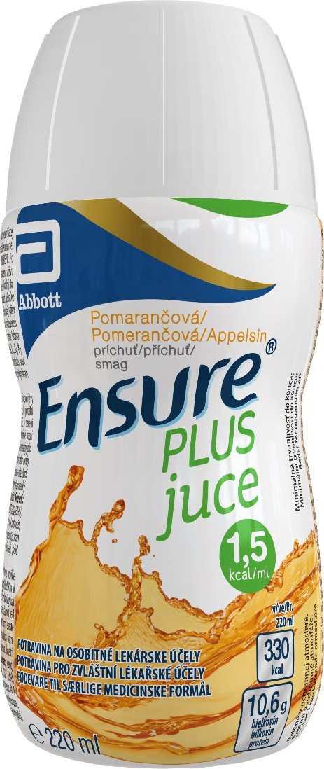 Abbott Ensure Plus Juce 220 ml, pomeranč od 61 Kč - Zbozi.cz