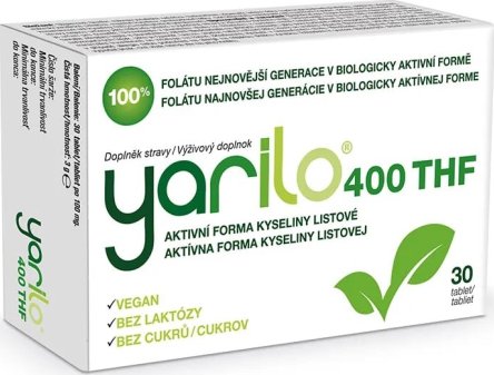 AXONIA Pharma Yarilo THF 400 mcg 30 tbl. od 166 Kč - Zbozi.cz