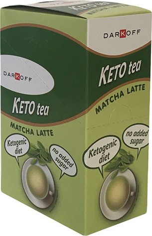 Darkoff Keto Tea Matcha Latte 10x 12 g - Zbozi.cz