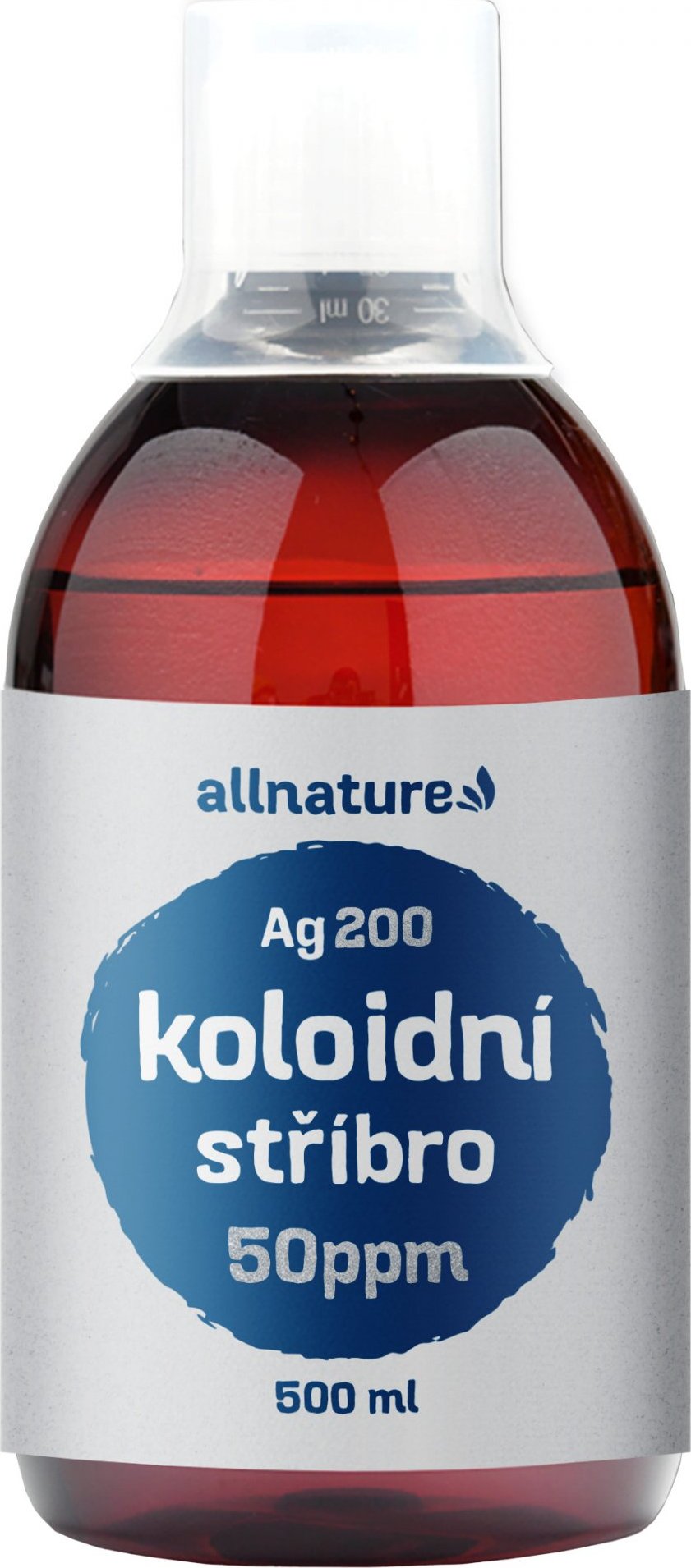 Allnature Koloidní stříbro Ag200 50ppm 500 ml - Zbozi.cz