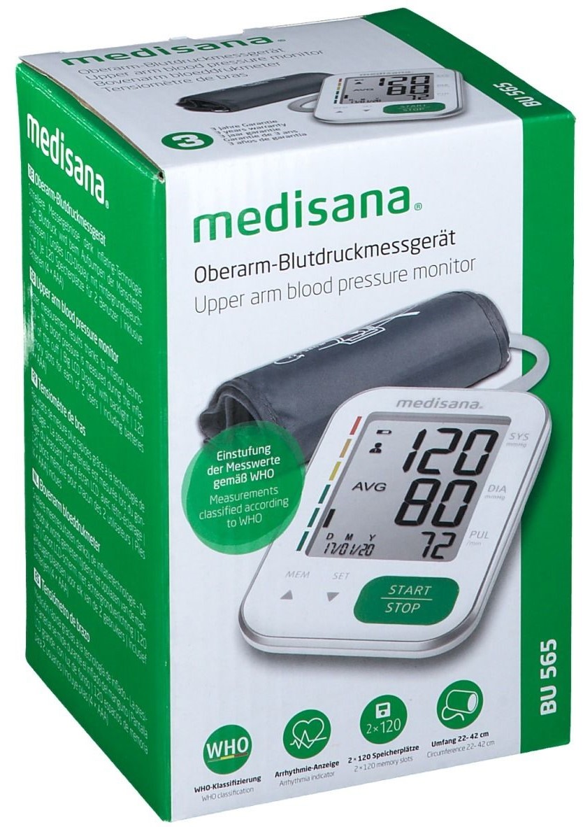 Medisana BU 565 bílý s manžetou od 1 189 Kč - Zbozi.cz