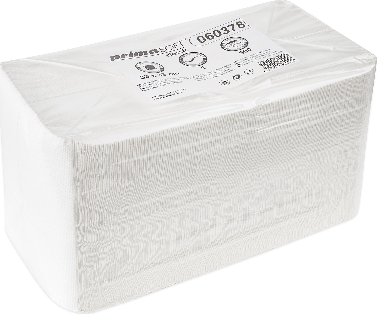 PrimaSOFT Gastro Classic papírové ubrousky 500 ks bílé od 102 Kč - Zbozi.cz