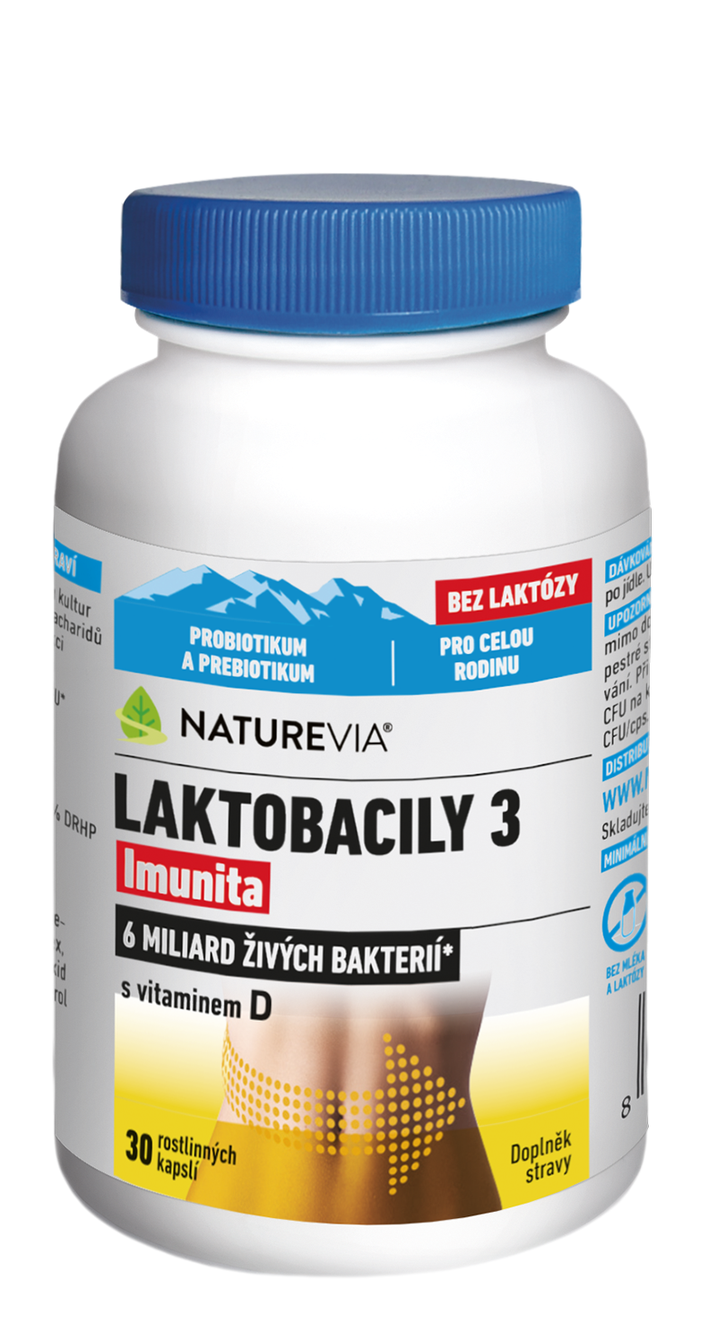 Swiss NatureVia Laktobacily 3 Imunita 30 tob. od 127 Kč - Zbozi.cz
