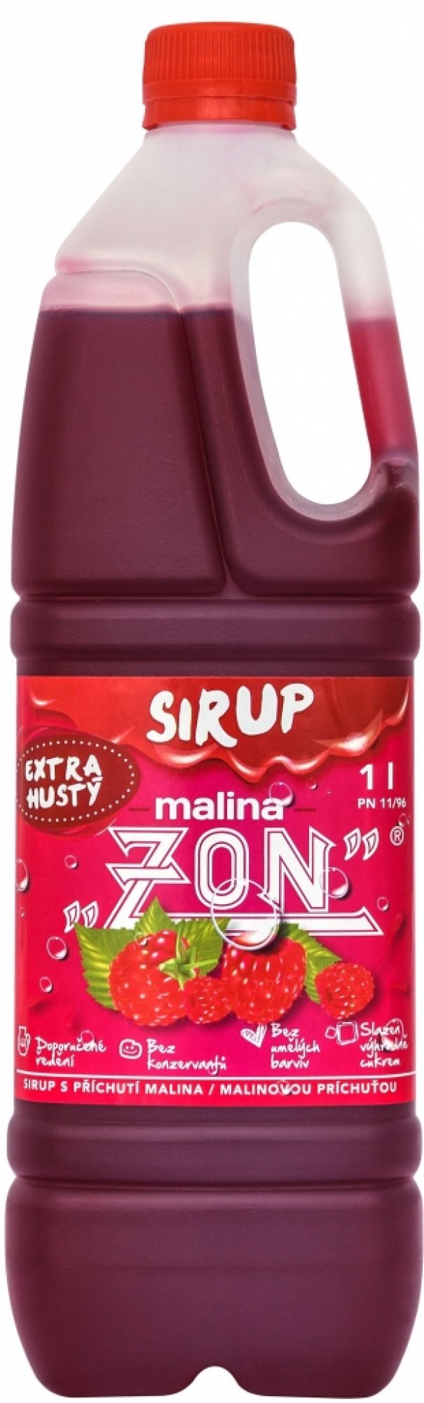 Zon Sirup extra hustý malina 1 l od 57 Kč - Zbozi.cz