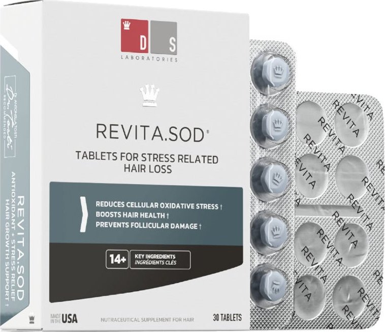 DS Laboratories Revita.SOD Tablets For Stress Related Hair Loss 30 ks ...