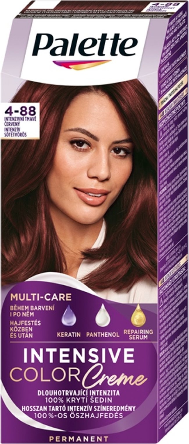 Schwarzkopf Palette Intensive Color Creme 50 ml 4-88 intenzivní tmavě ...