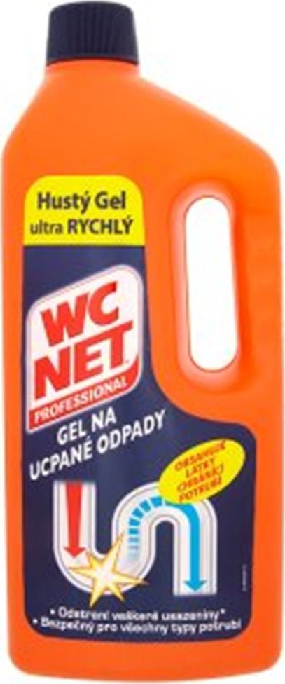 WC NET Professional gel na ucpané odpady 1 l od 79 Kč - Zbozi.cz