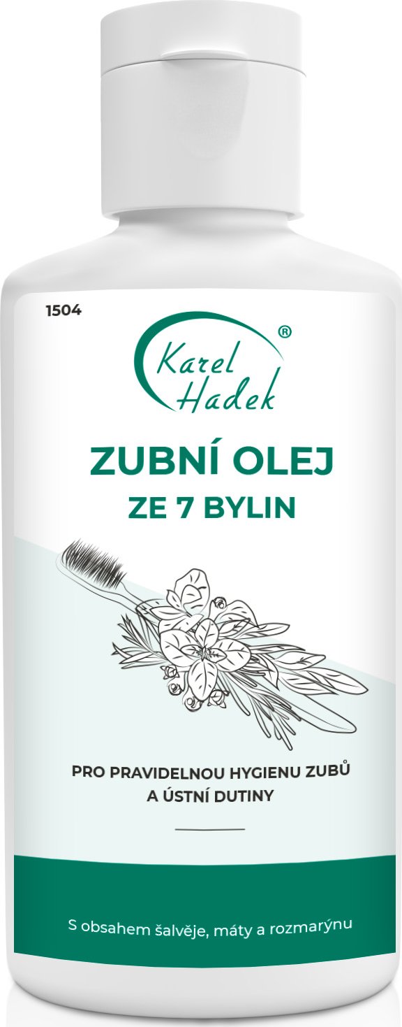 Aromaterapie Karel Hadek Zubní olej ze 7 bylin 100 ml od 311 Kč - Zbozi.cz