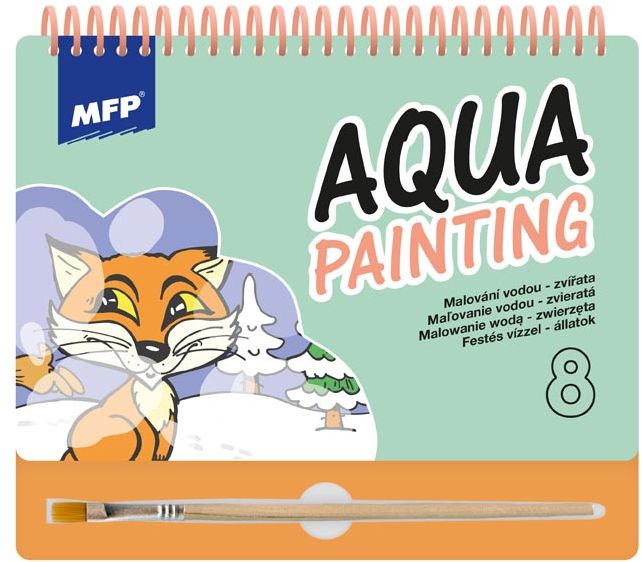 MFP Malování vodou 8A blok se spirálou + štětec od 74 Kč - Zbozi.cz