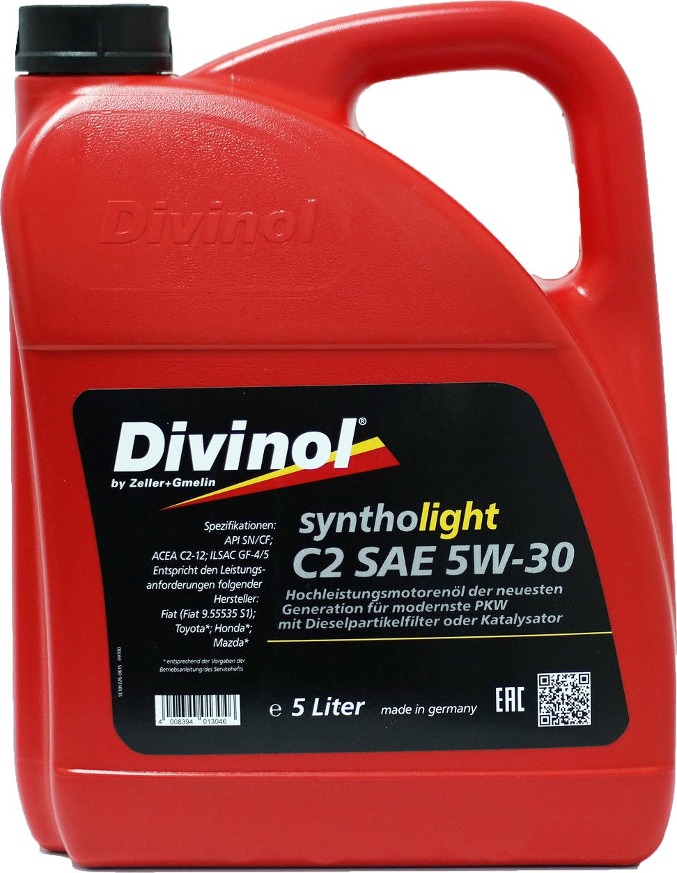 Divinol Syntholight C2 5W-30 5 l od 804 Kč - Zbozi.cz