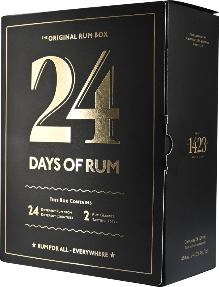 1423 Aps 24 Days Of Rum 2024 Black Edition 24x 0,02 l + 2x sklenička od 1 623 Kč - Zbozi.cz